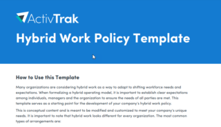 Hybrid Work Policy Template (+ Real Policies Analyzed) | Buildremote