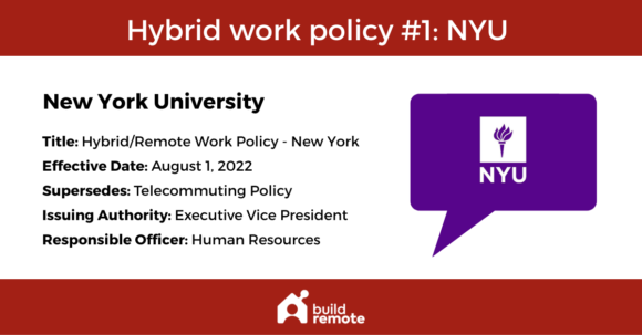 Hybrid Work Policy Template (+ Real Policies Analyzed) | Buildremote