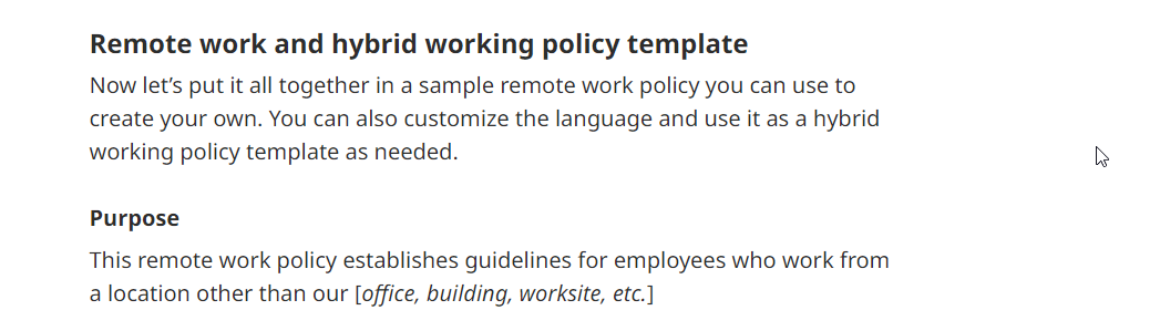 6 Real Hybrid Work Policies 3 Templates Analyzed Buildremote