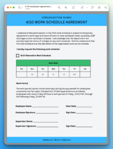 4/10 Work Schedule: The Complete Guide [2024] | Buildremote