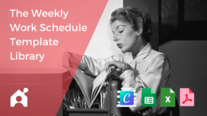 The Weekly Work Schedule Template Library: 12 Free Options