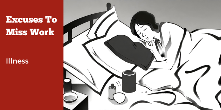 12 Good Excuses To Miss Work On Short Notice