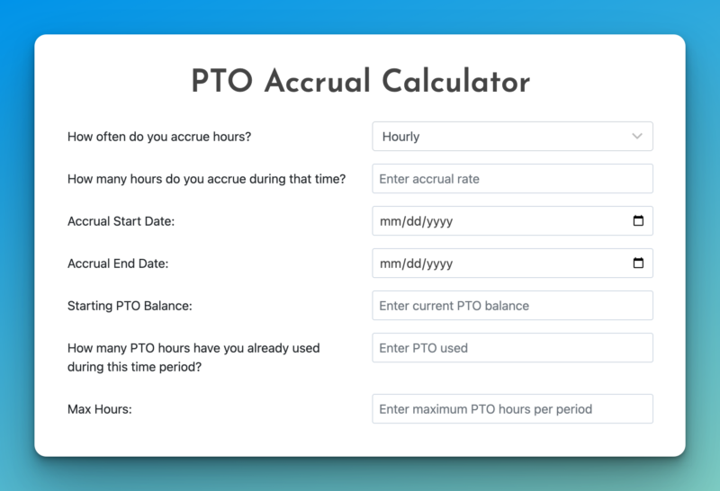 The Work Calculator Library | Buildremote