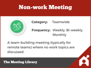 41 Types Of Meetings Defined: The Full Library | Buildremote