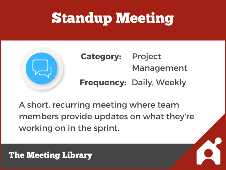 Free Daily Standup/Scrum Meeting Agenda Template