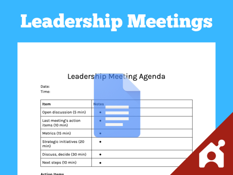 6 Simple Meeting Agenda Templates | Buildremote