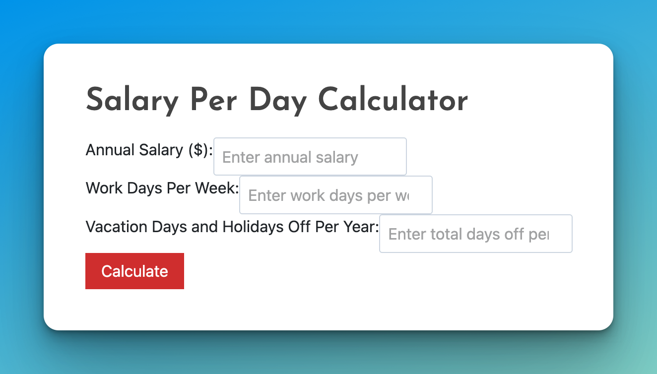 The Work Calculator Library | Buildremote